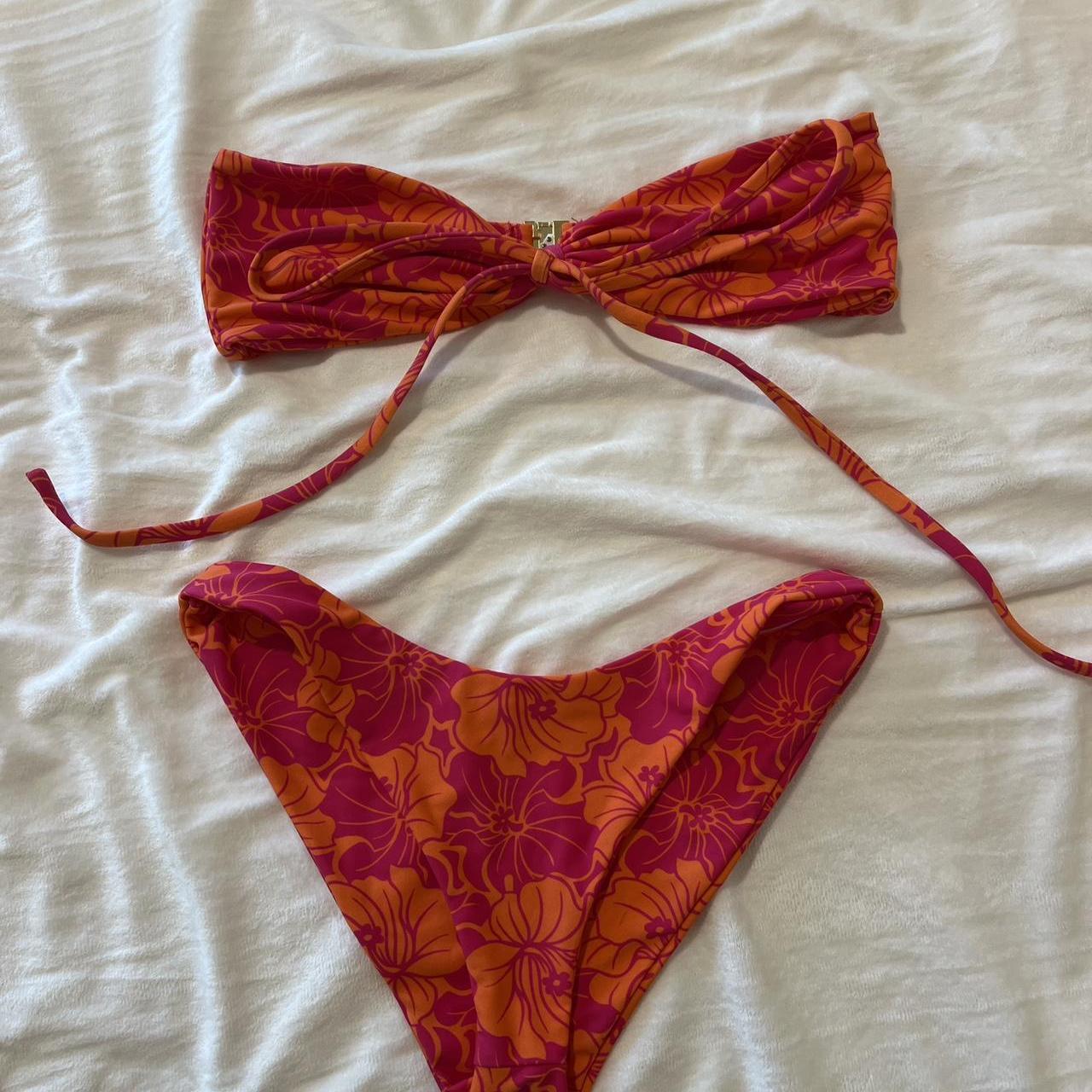 Leni Swim Zia Bikini Set - Small top and bottom -... | Depop