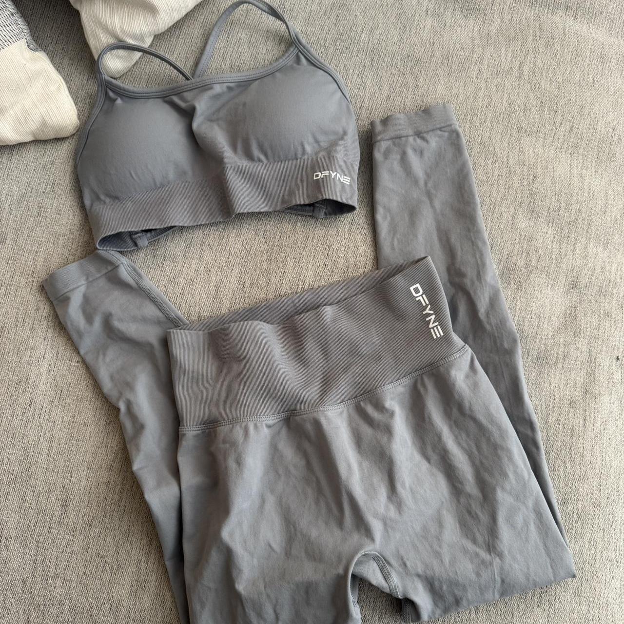 Dfyne Dynamic Set Color is light stone grey Both... | Depop