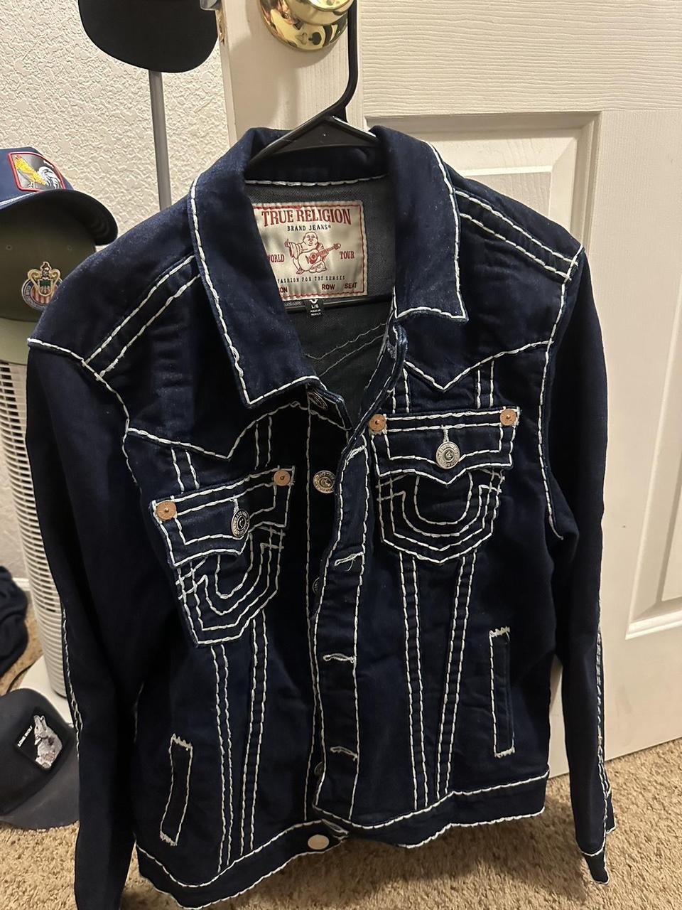 RARE True Religion Rope Stitch Jacket I have this... - Depop