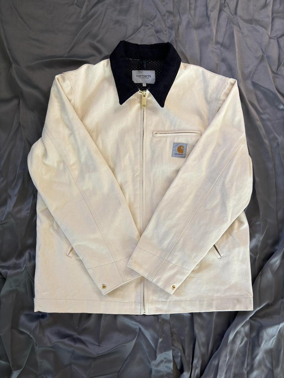 Large Carhartt Work in progress Detroit jacket. •... - Depop