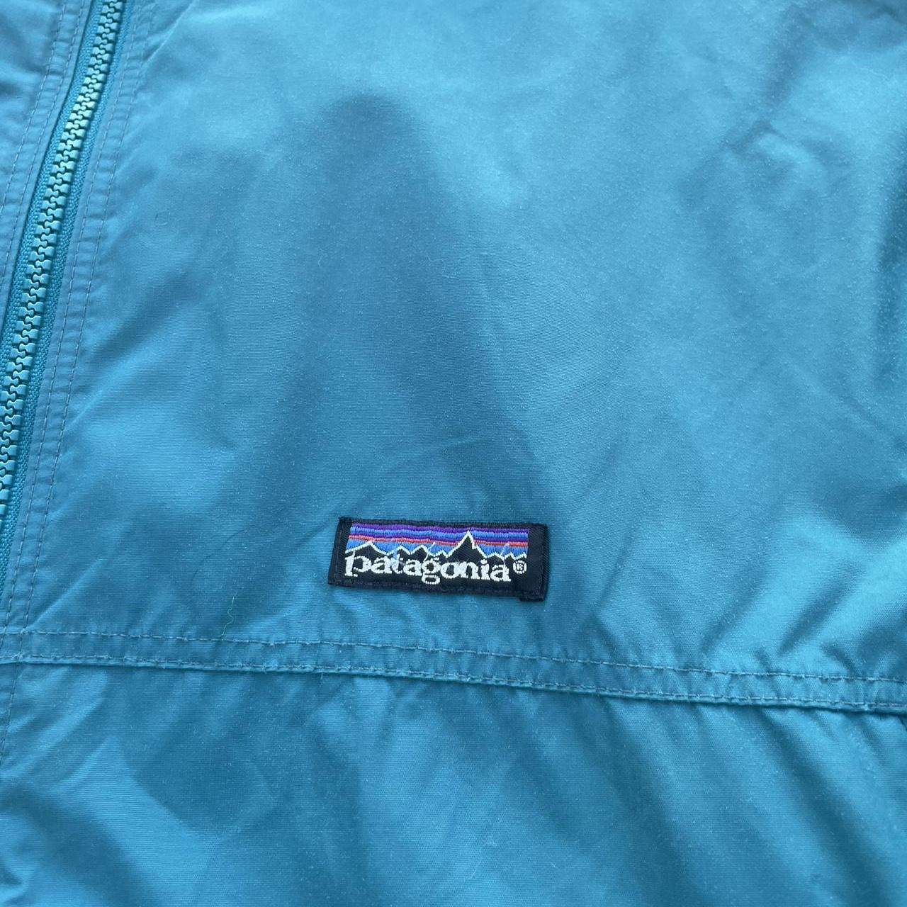 Vintage 90s Light blue Patagonia Jacket super rare... | Depop