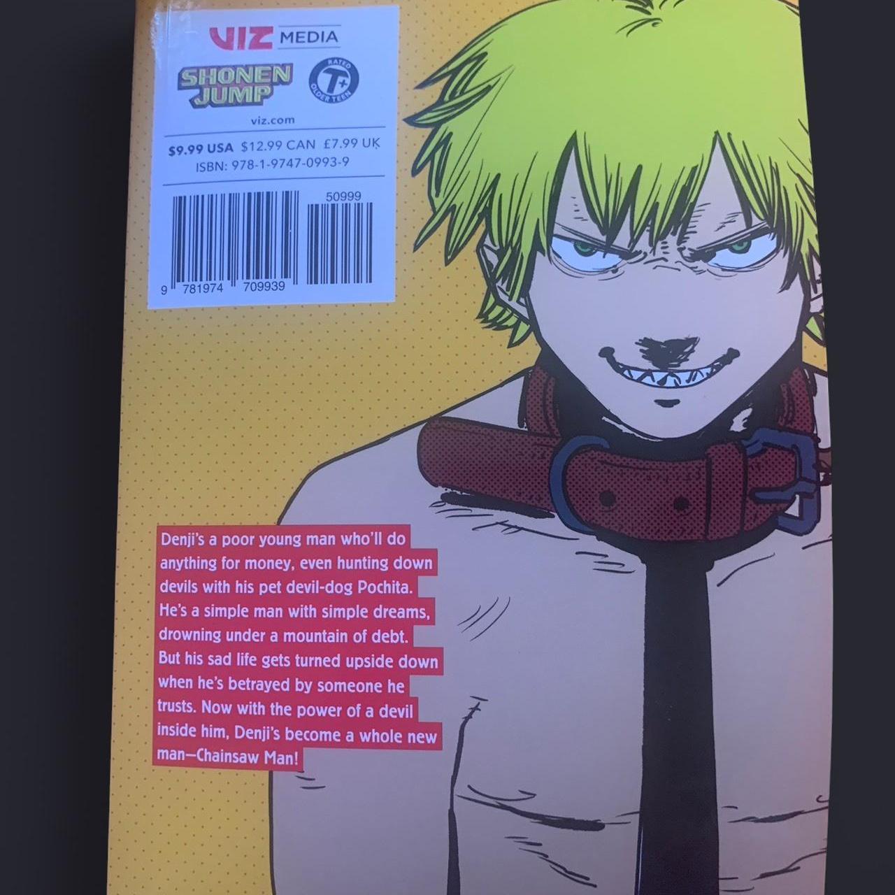 Chainsaw Man manga volume 1 by Tatsuki Fujimoto... | Depop