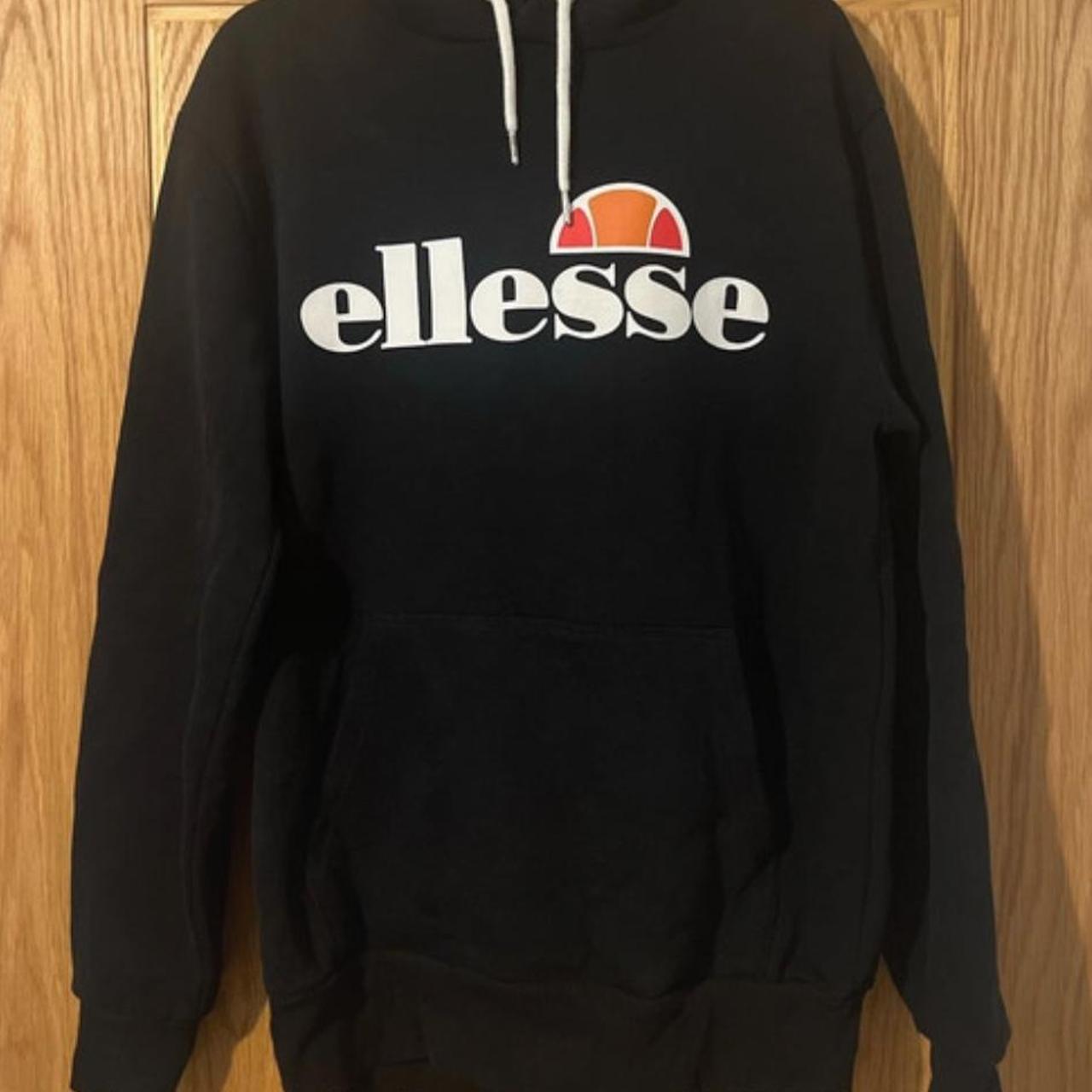 Black Ellesse hoodie with logo #hoodie #ellesse ~... | Depop