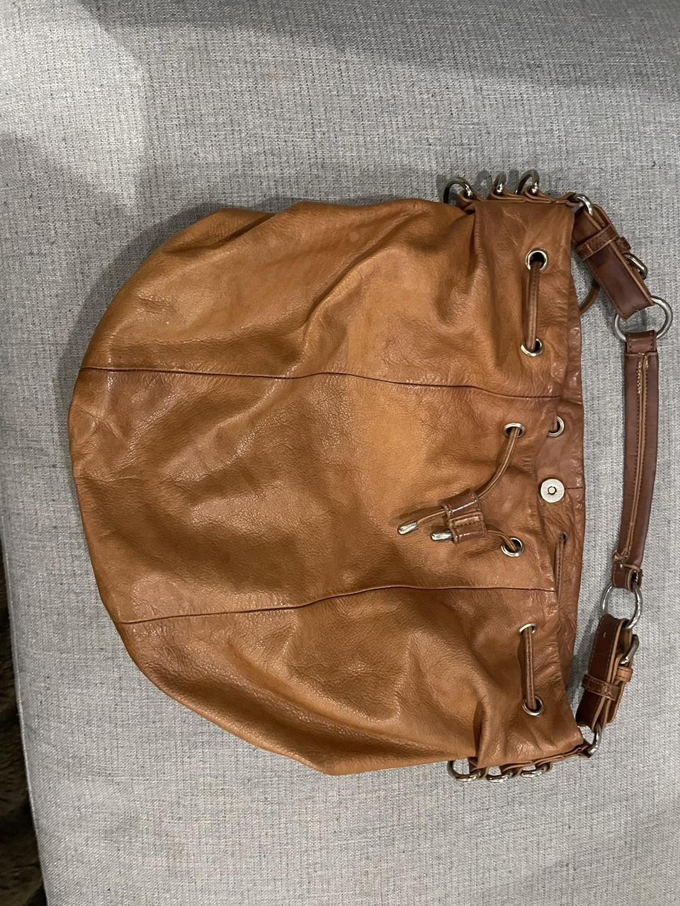 SABA tan slouch handbag - Depop