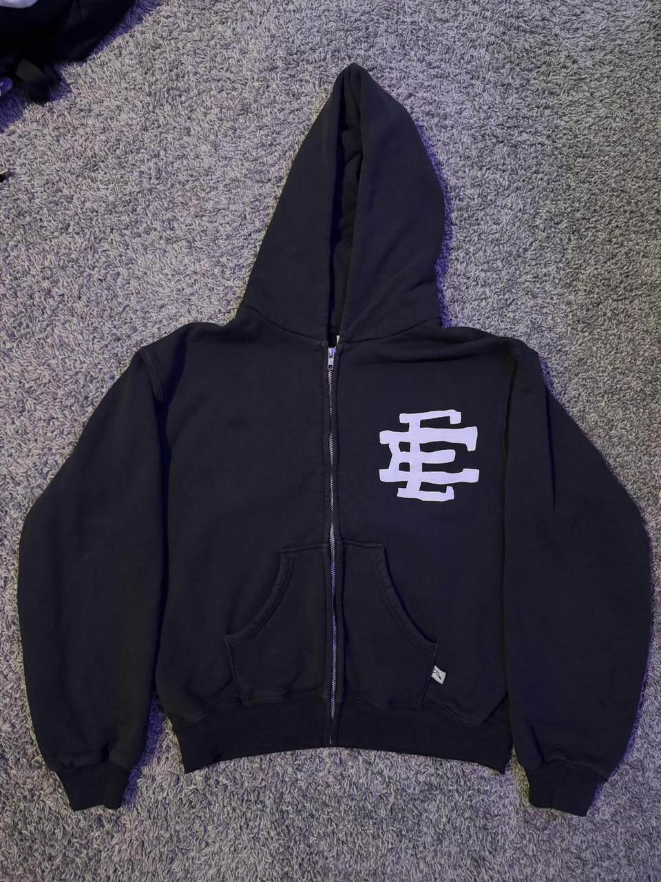 Akimbo x Eric Emmanuel x Tyrell Charcoal Zip Up - Depop