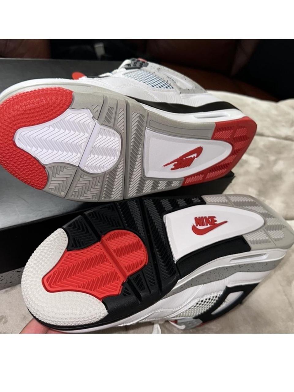 Jordan 4 “ what the 4 “ Never worn Ice bottoms... - Depop