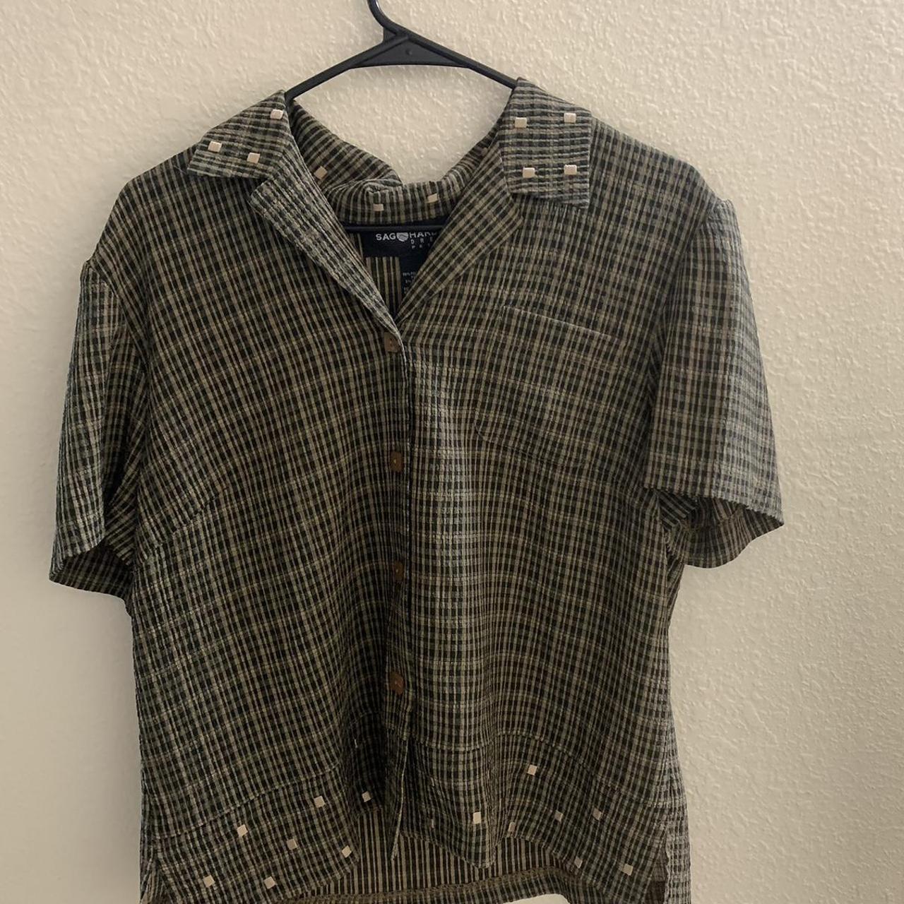 60s top (formerly had shoulder pads) - Depop