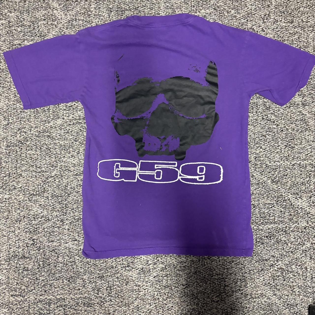 Purple and black G59 tee #G59 #suicideboys #FTP #grey59 | Depop