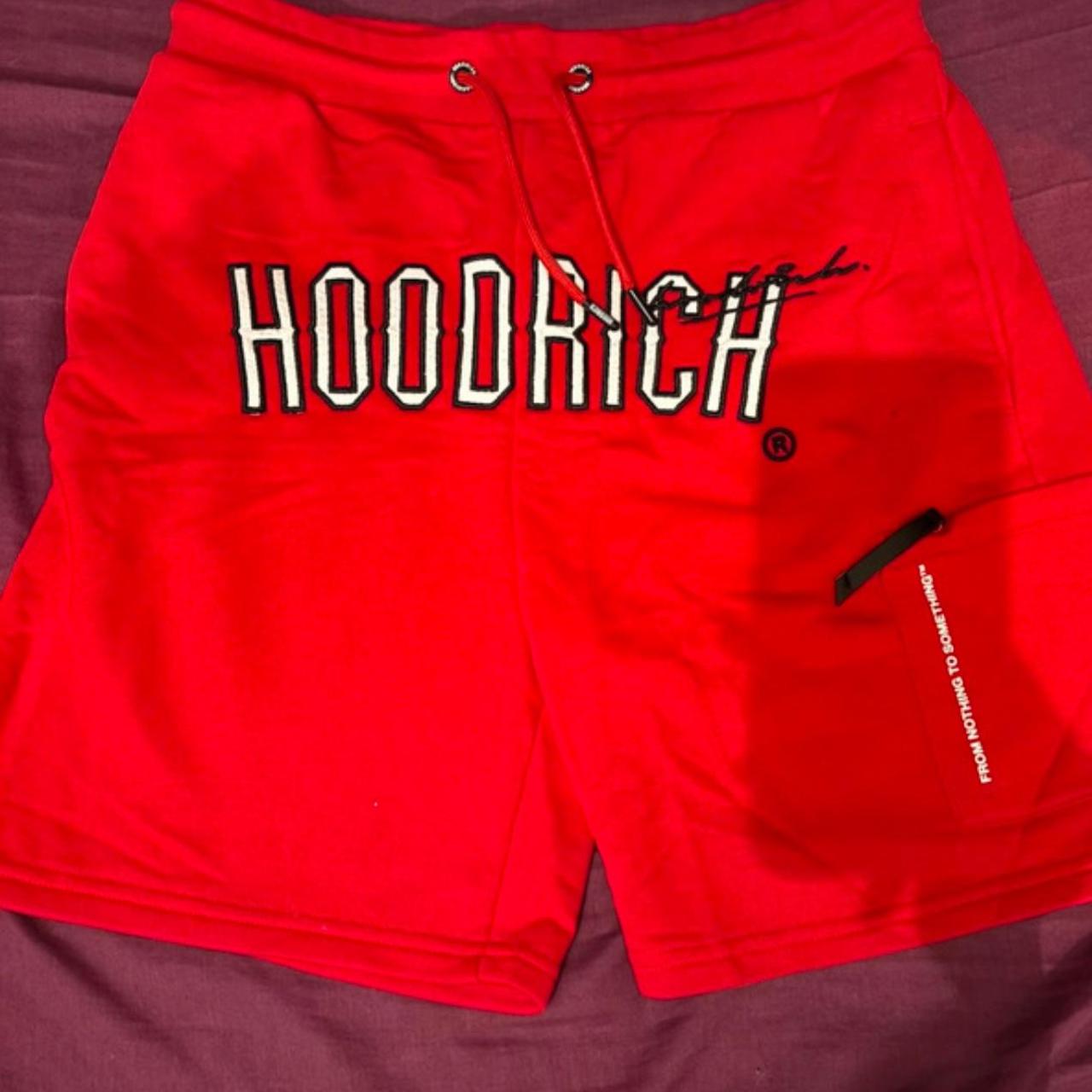 Red Hoodrich Men’s Shorts, immaculate condition!... | Depop
