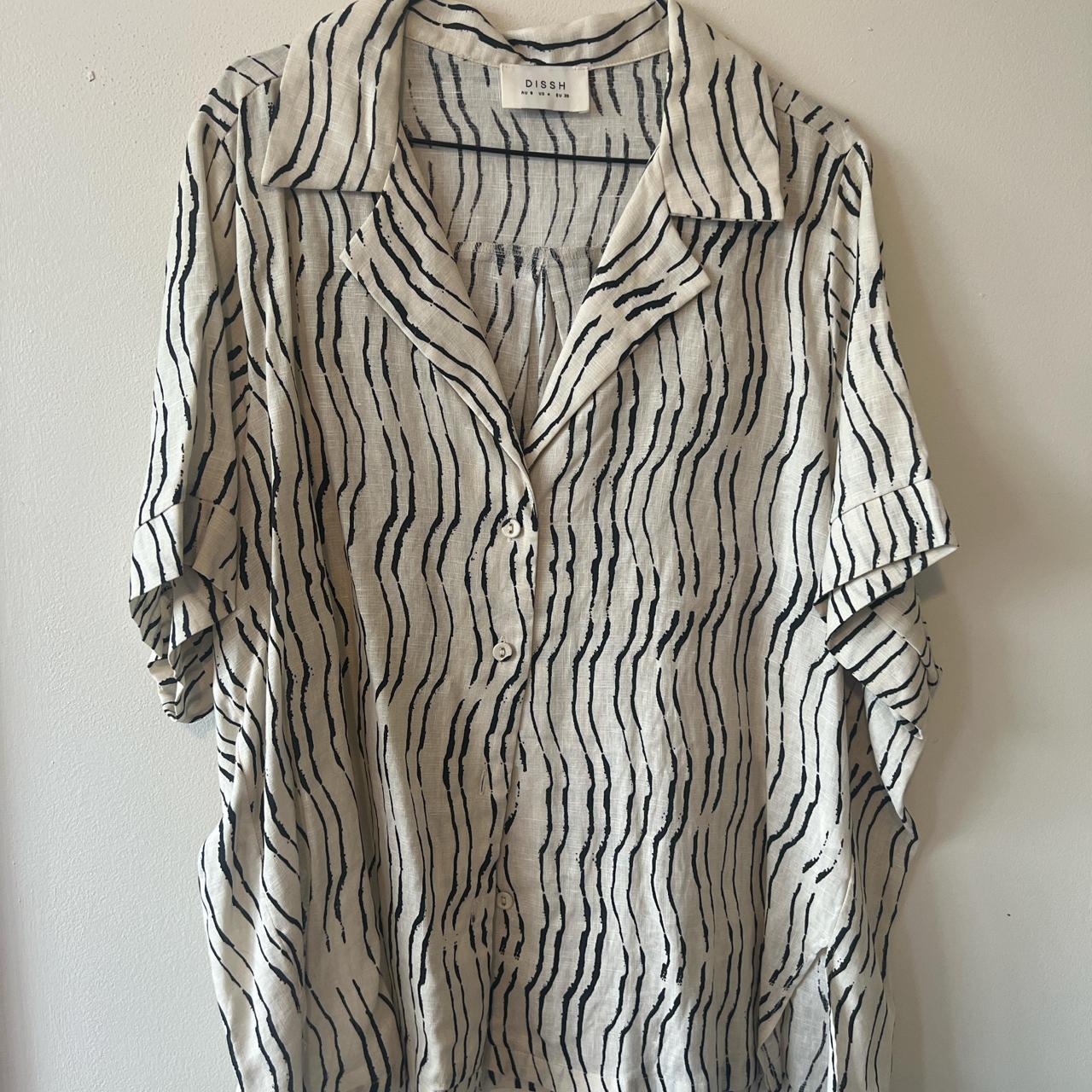 Dissh linen set Size 8 pants and top Dirt marks on... | Depop