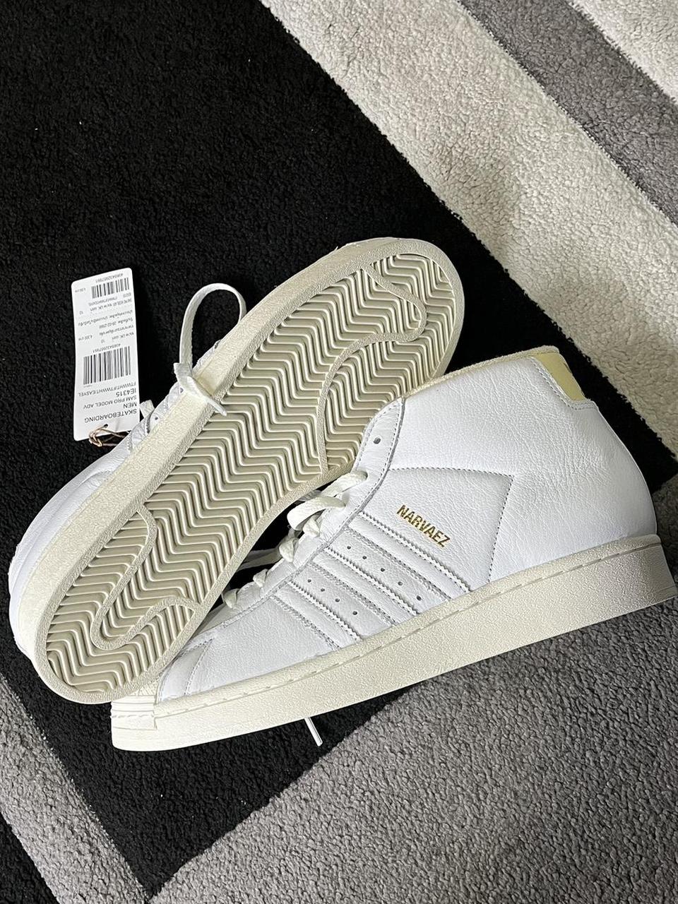 Adidas pro model white - narvaez 📐Size - US10.5 /... - Depop