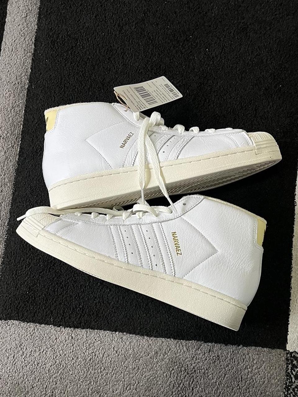 Adidas pro model white - narvaez 📐Size - US10.5 /... - Depop