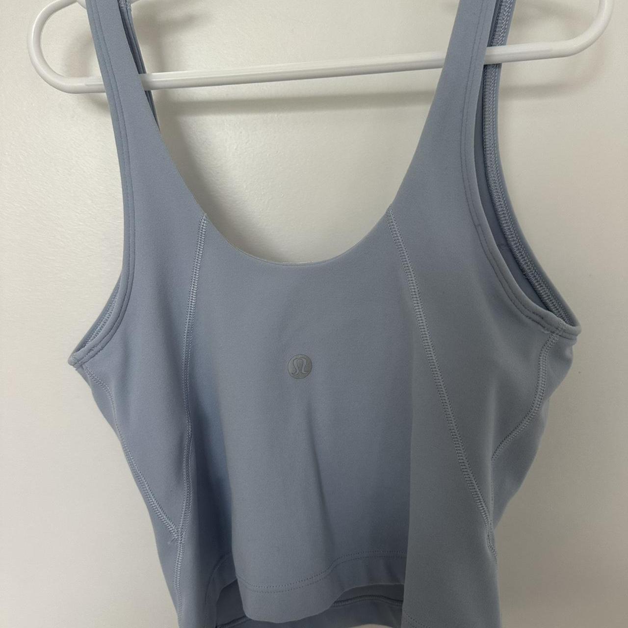 Lululemon Blue Align Tank Top -size 2 -great... | Depop