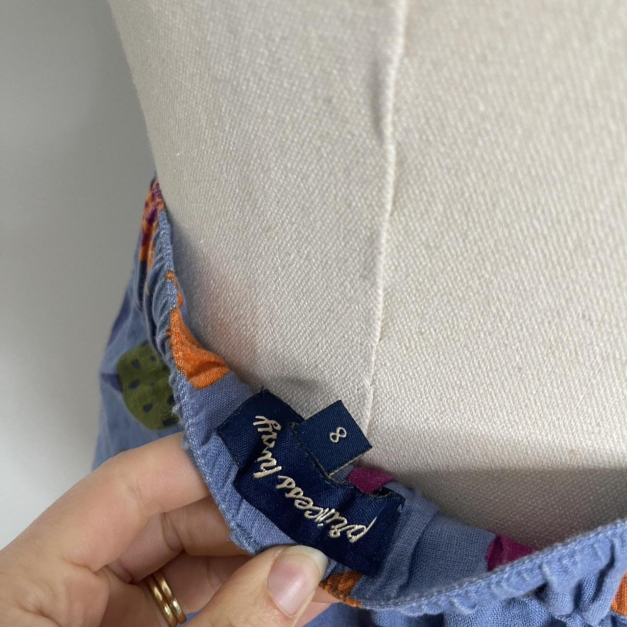 Princess highway size 8 blue orange garden cotton... | Depop