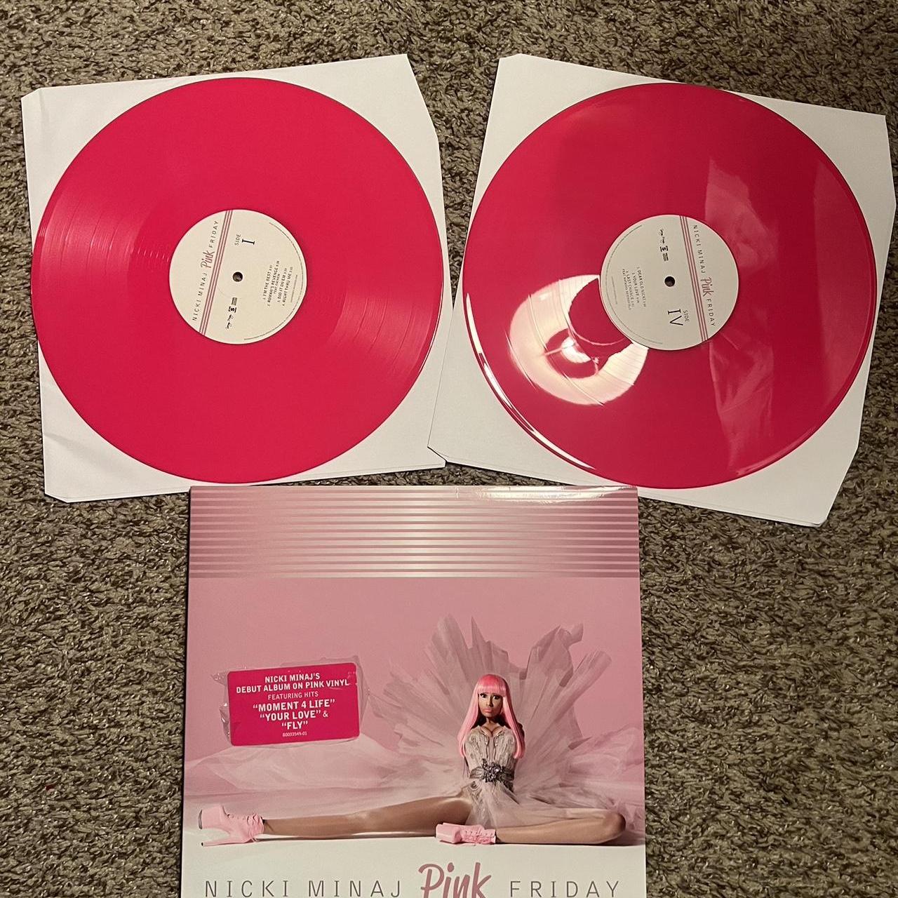 Nicki Minaj Pink Friday vinyl, open only, never... | Depop