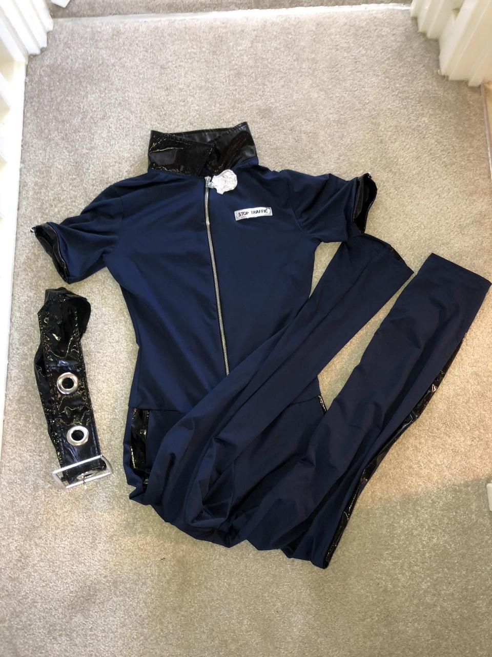 Woman’s Dress up police jumpsuit outfit size m costume - Depop
