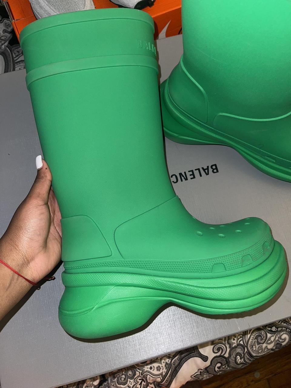 Balenciaga croc boot - Depop