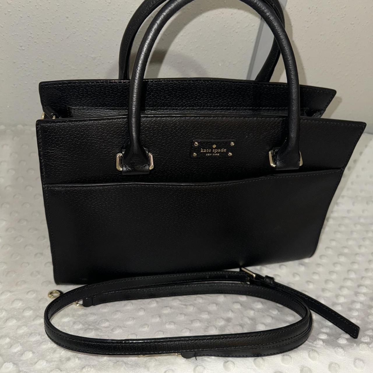 Kate Spade classic medium handbag in Black - Depop