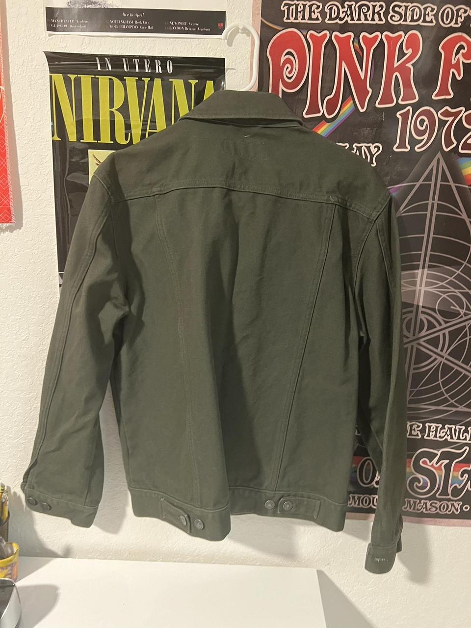 Forest Green Workwear Jacket - Depop