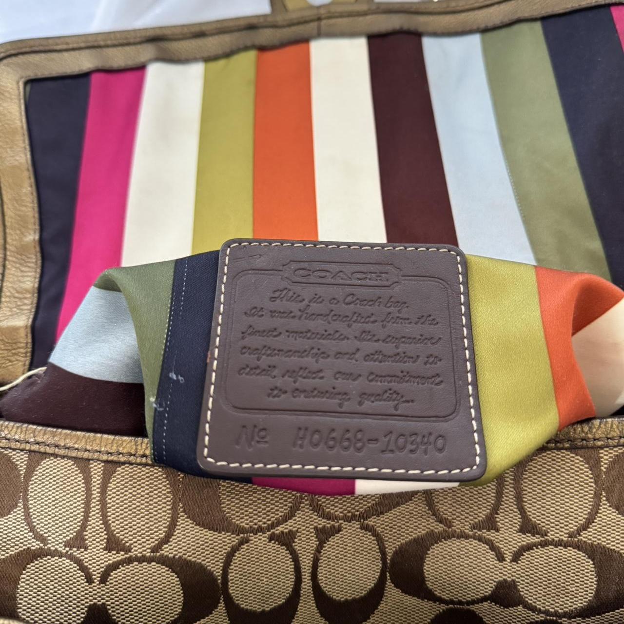 Vintage Gold Coach Legacy Bag In Great... | Depop