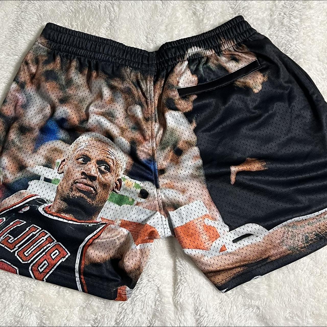 New brand seen Dennis Rodman mesh shorts never worn... - Depop