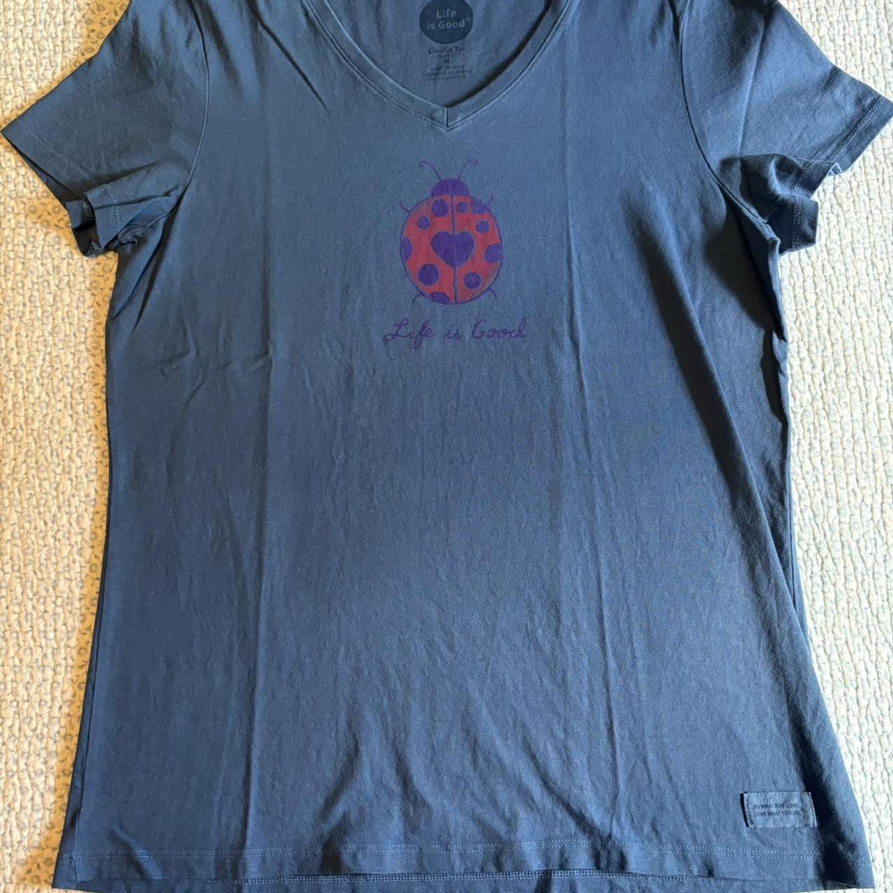 Life Is Good Ladybug Crusher T-shirt | Depop