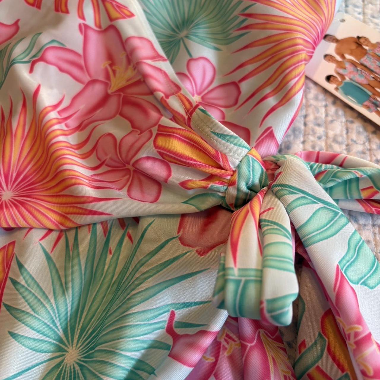 Members Mark Vibrant Floral Swimsuit UPF 50 NWT | Depop