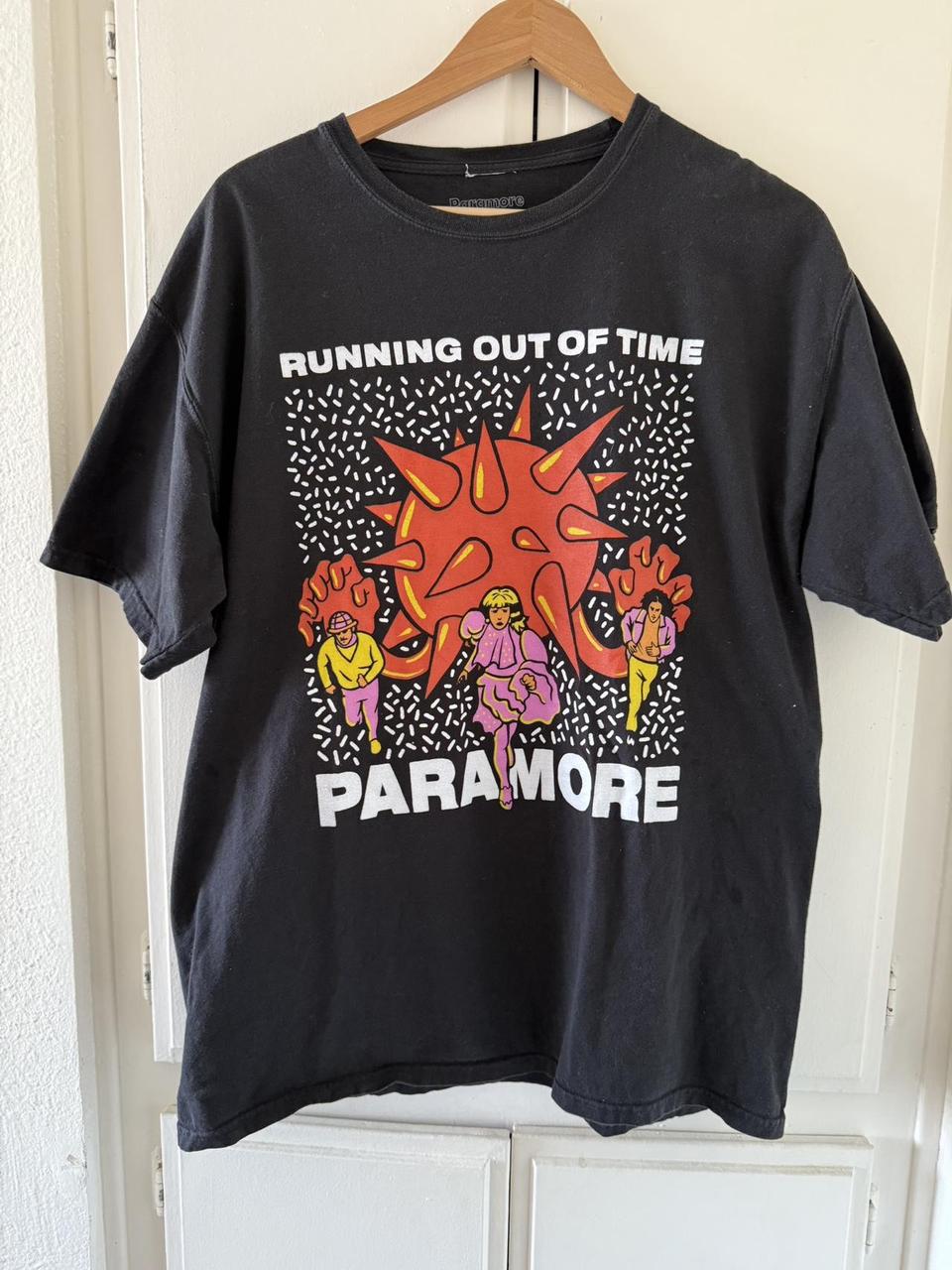 Black Paramore 2023 tour band tee #paramore #bandtee - Depop