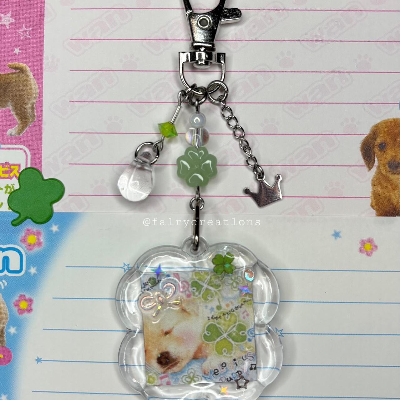 🍀 ℒ𝓊𝒸𝓀𝓎 𝒞𝓁ℴ𝓋ℯ𝓇 𝒦ℯ𝓎𝒸𝒽𝒶𝒾𝓃𝓈 .☘︎ ݁˖ 𝒄𝒖𝒕𝒆 𝒌𝒆𝒚𝒄𝒉𝒂𝒊𝒏𝒔 𝒎𝒂𝒅𝒆... | Depop