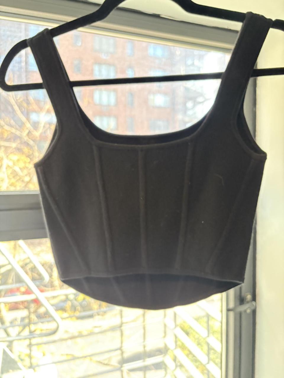 Aritzia/Wilfred Knit Corset Style Tank - Depop