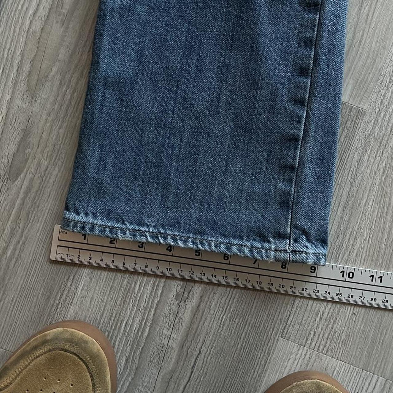 Y2K grunge faded baggy boot cut jeans grunge style... | Depop