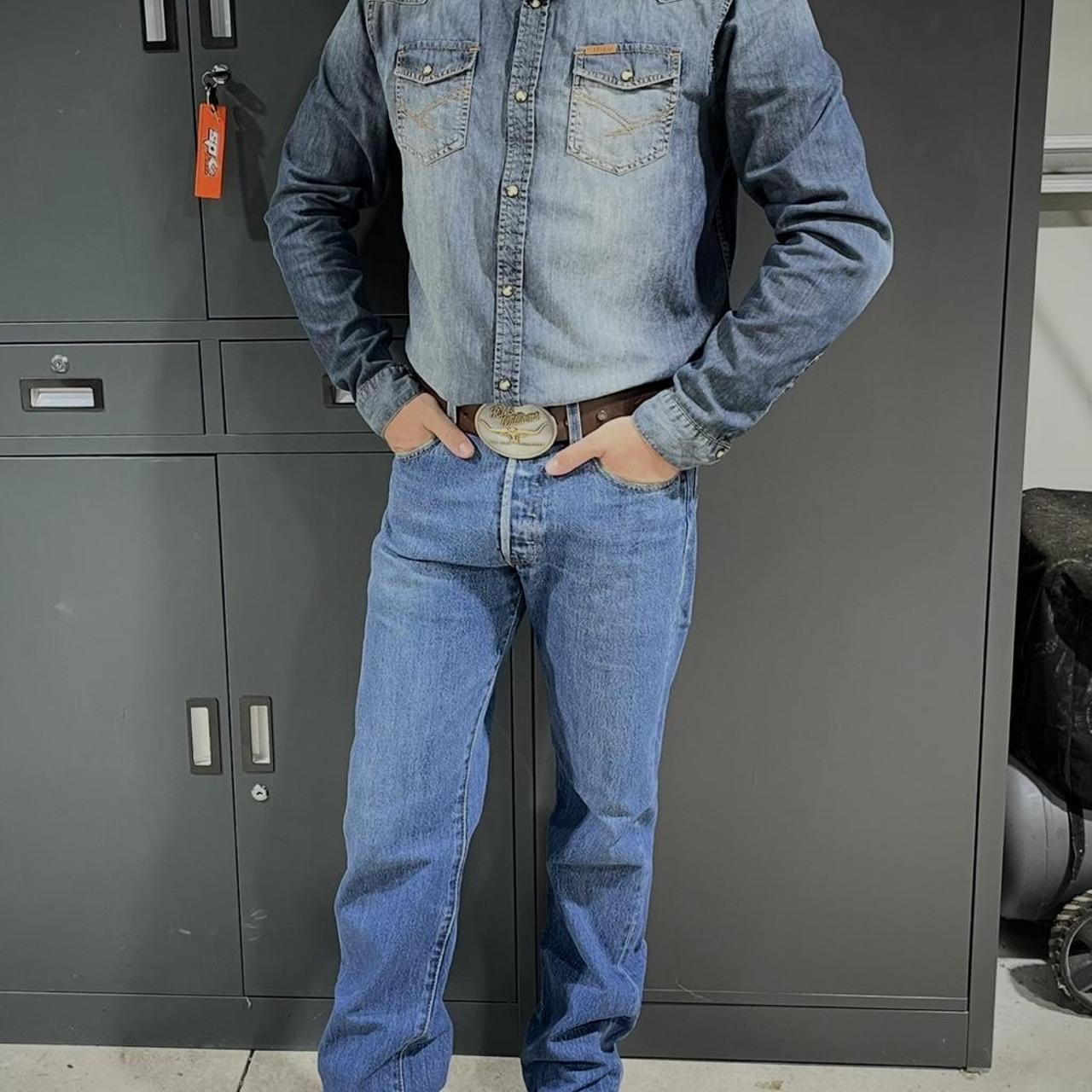 Awesome Firetrap denim shirt. This is an absolute... | Depop