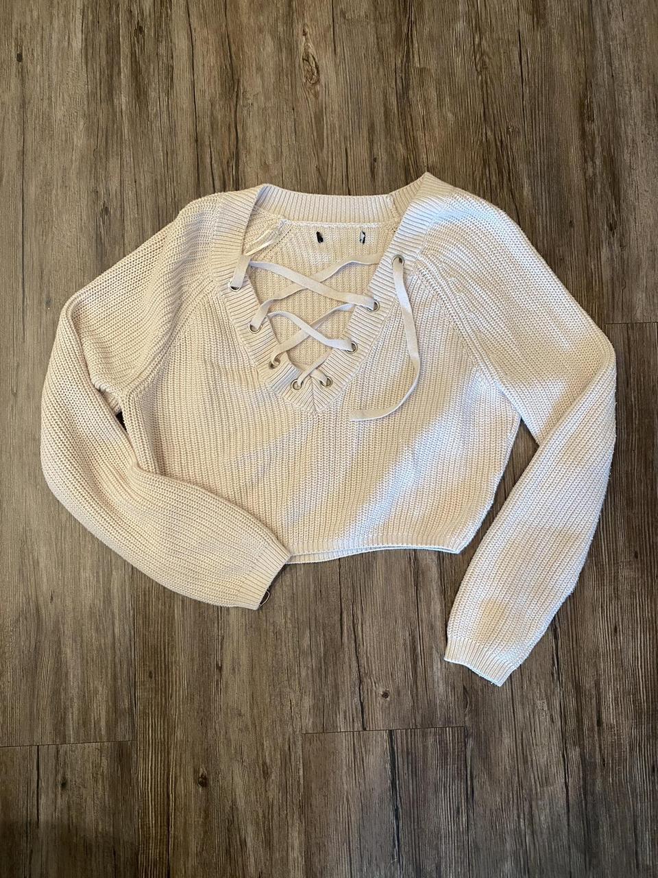 Kendall + Kylie Cropped Sweater - Depop