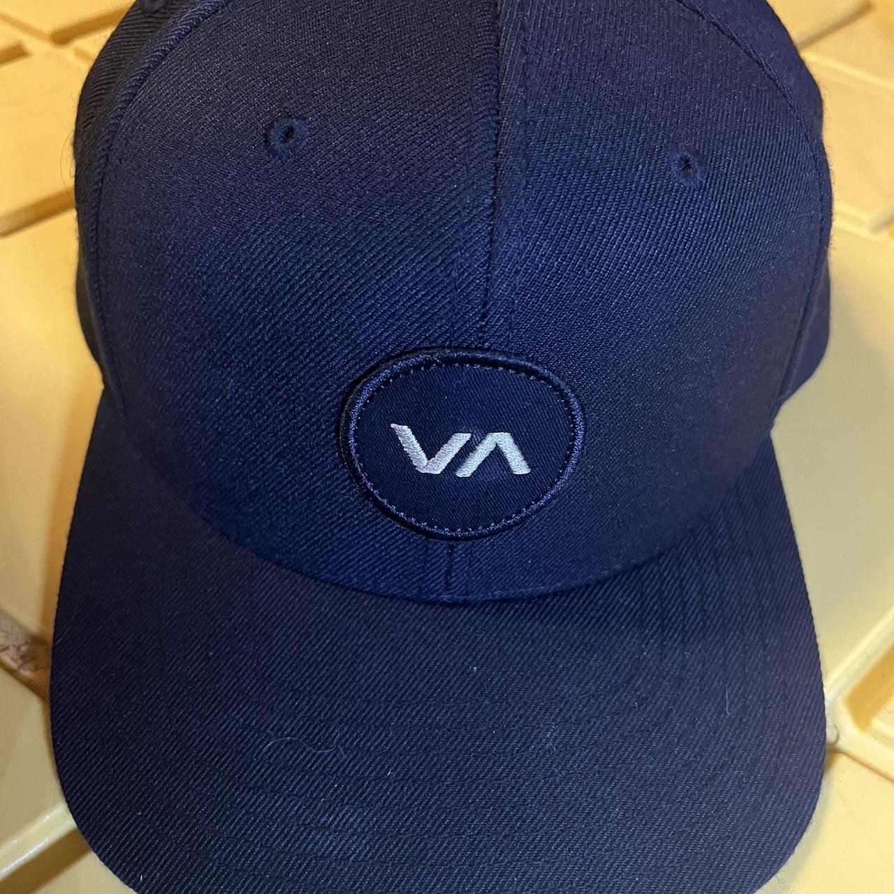 Introducing a stylish RVCA snapback hat in black,... - Depop