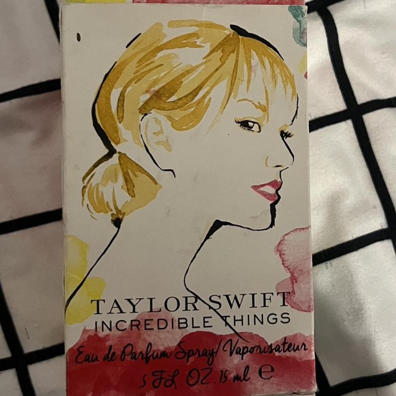 Rare Taylor, Swift incredible things empty perfume... - Depop Rare Taylor, Swift incredible things empty perfume... - Depop