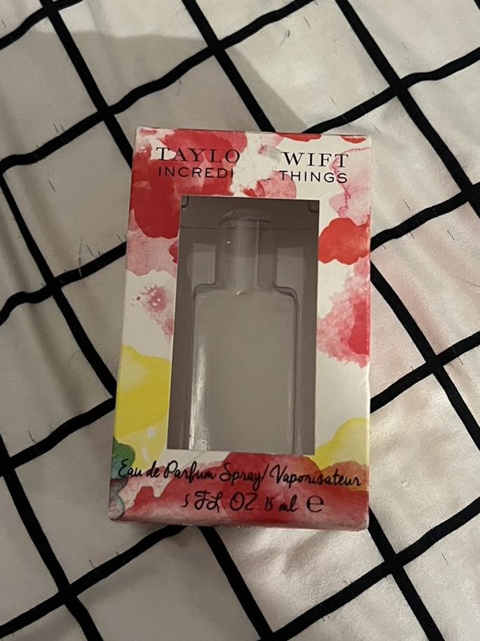 Rare Taylor, Swift incredible things empty perfume... - Depop Rare Taylor, Swift incredible things empty perfume... - Depop