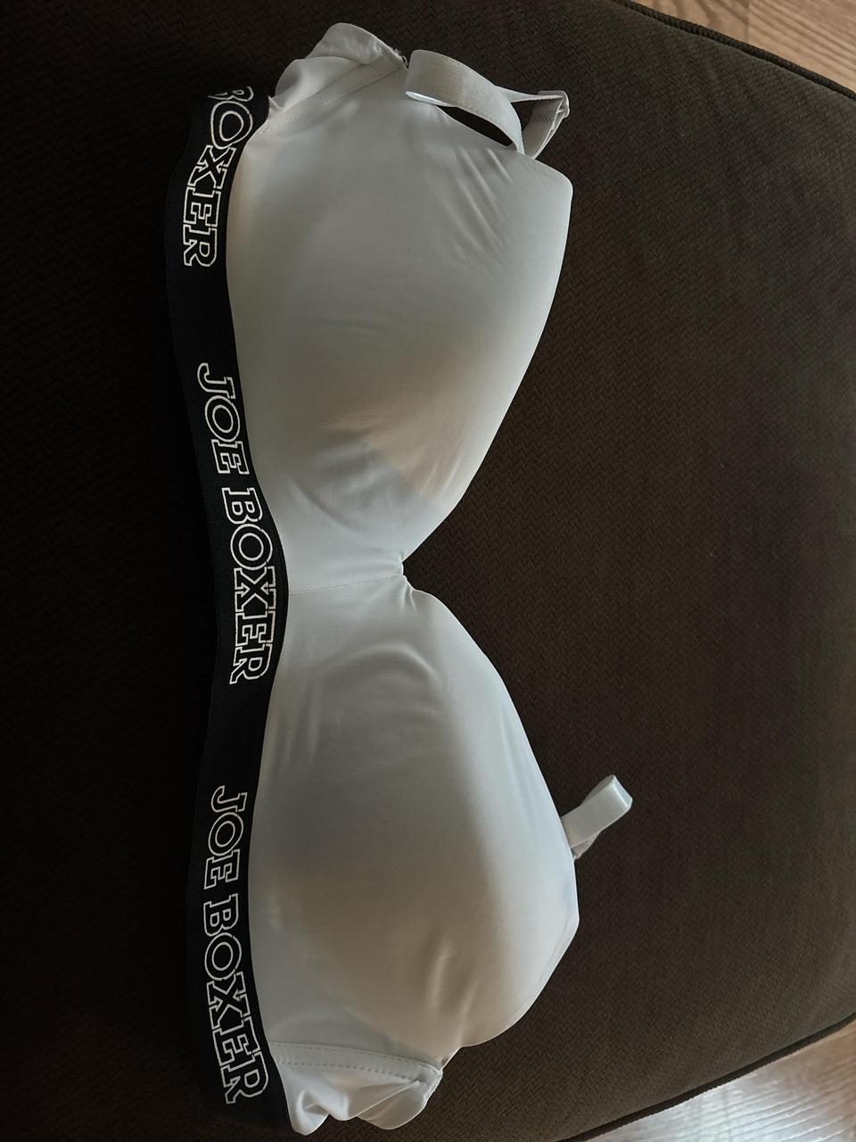 White Joe Boxer bra #lingerie - Depop