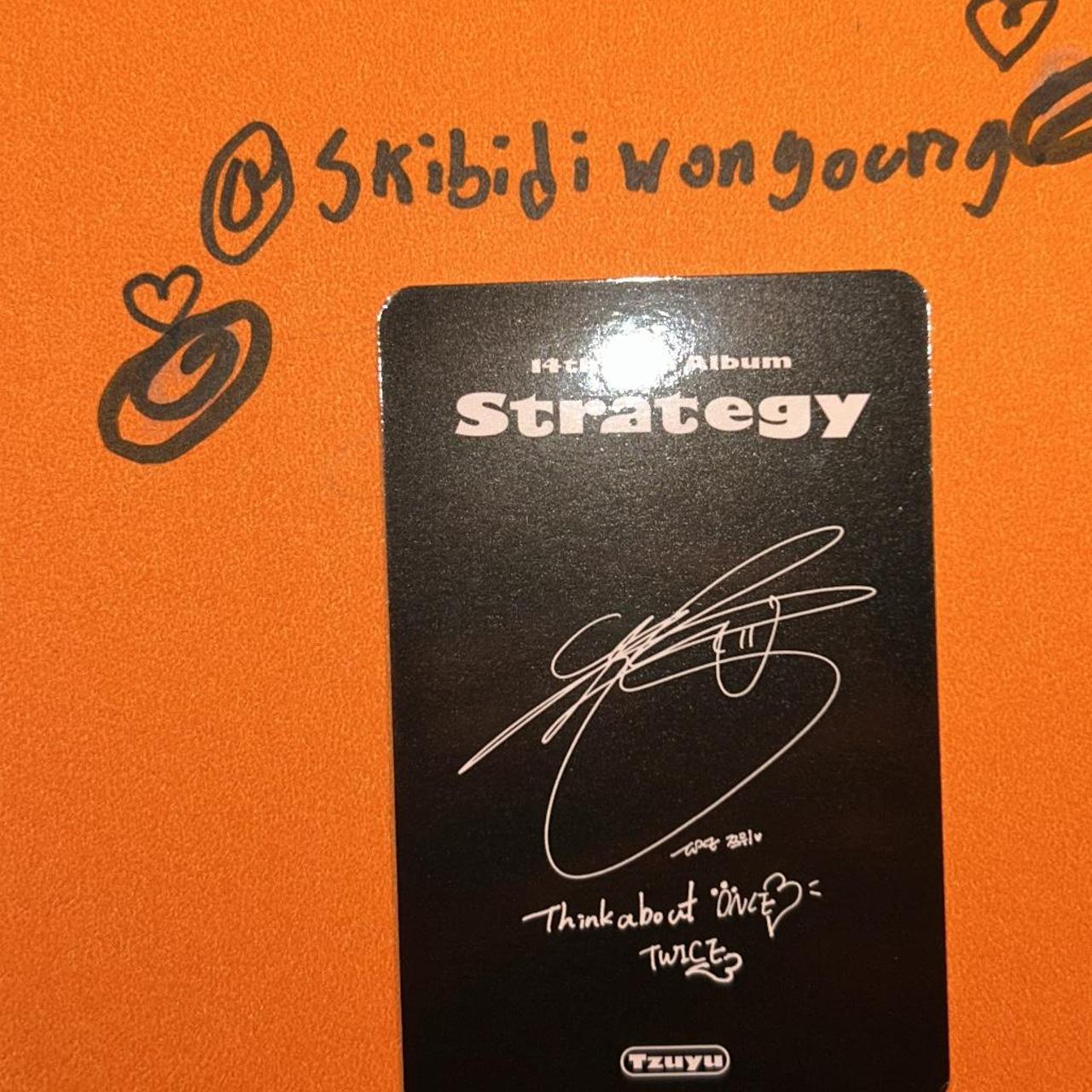 Twice tzuyu strategy album card official 2024 #twice... | Depop