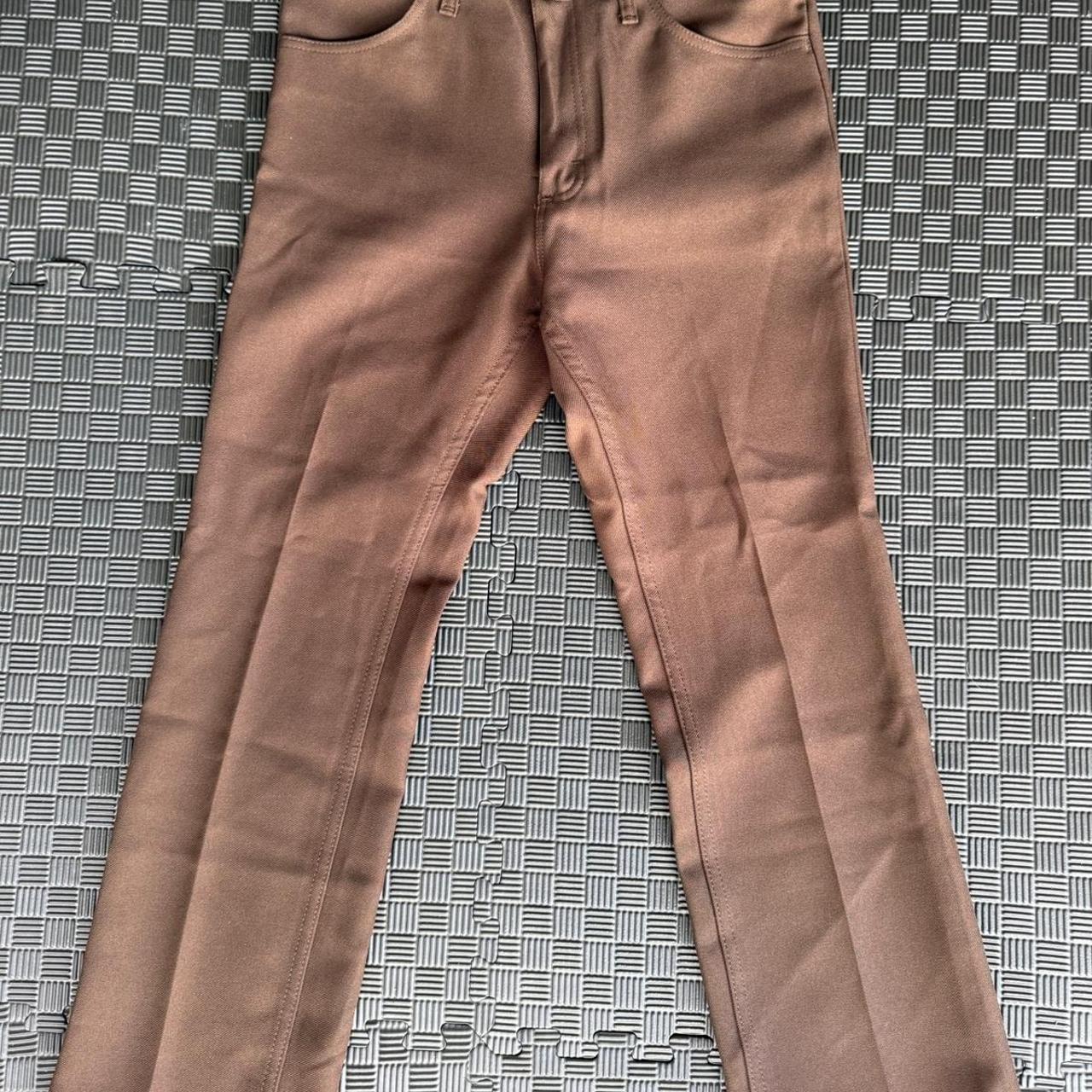 Wrangler Ranchers Pants in Brown 34x30 | Depop