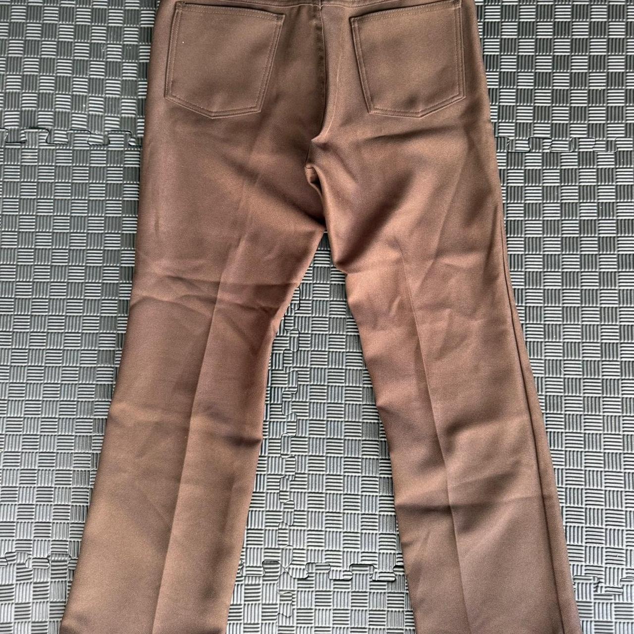 Wrangler Ranchers Pants in Brown 34x30 | Depop