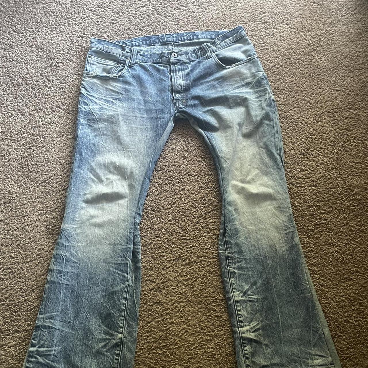 Archive custom flared jeans (NOT NUMBER NINE) Fits... - Depop