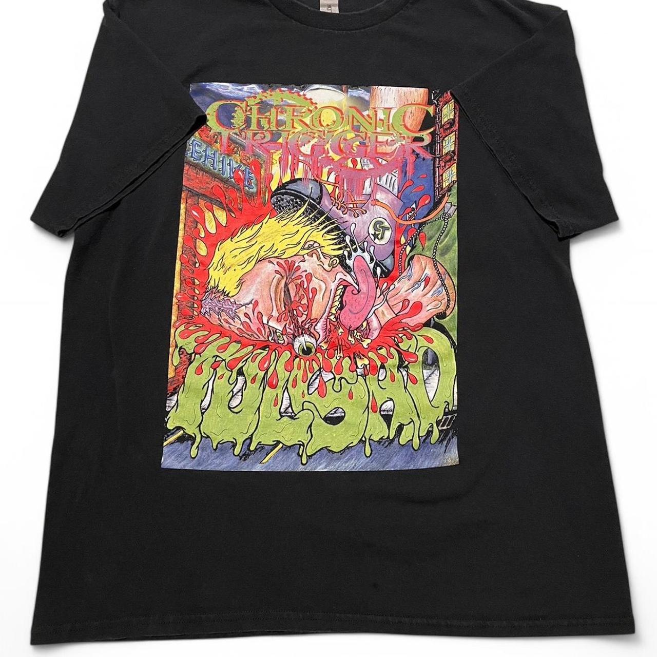 Chronic Trigger brutal graphic tee punk rock metal... | Depop