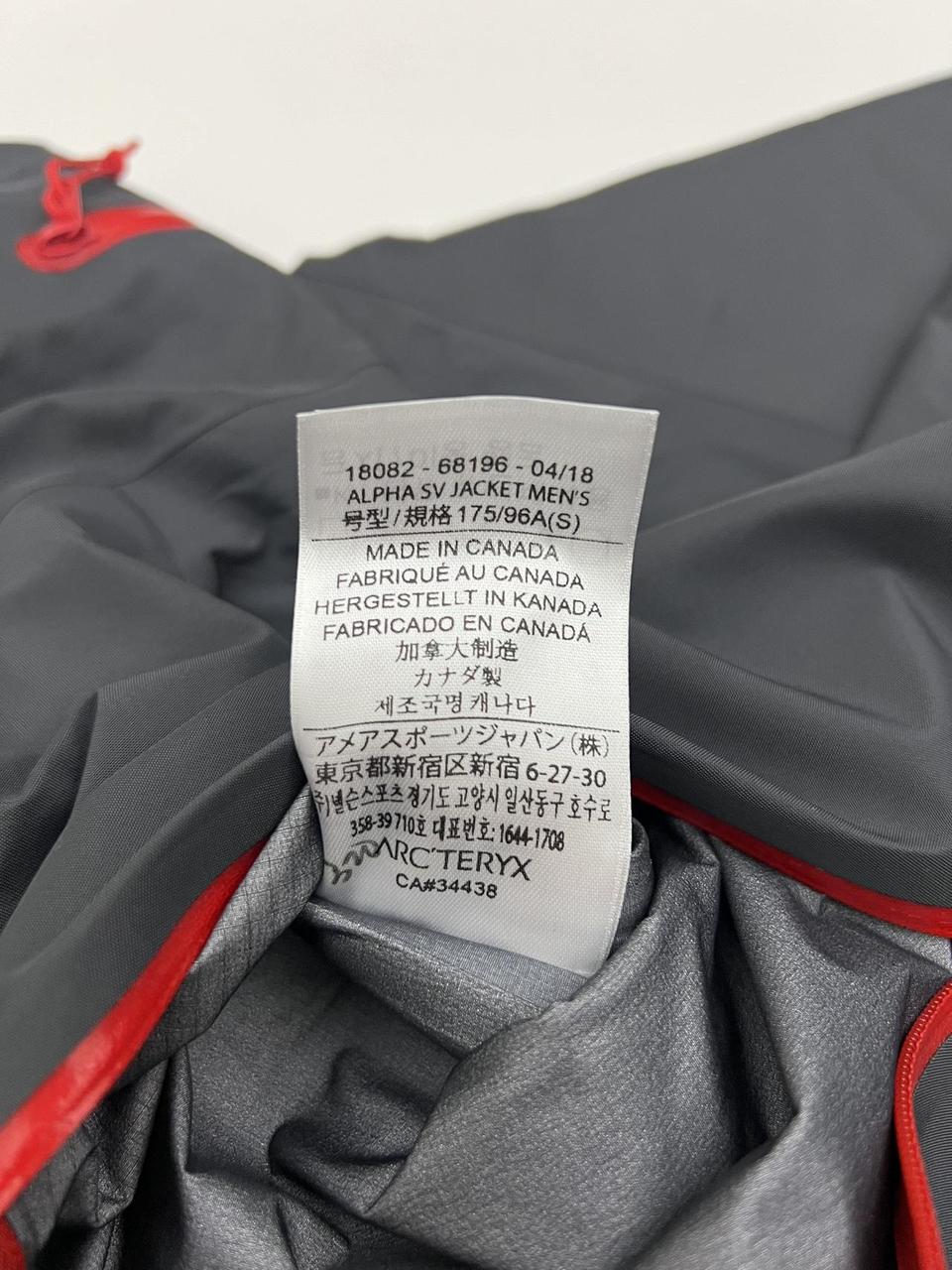 Arc’teryx Alpha SV Jacket Pilot Grey Men's S Small... - Depop