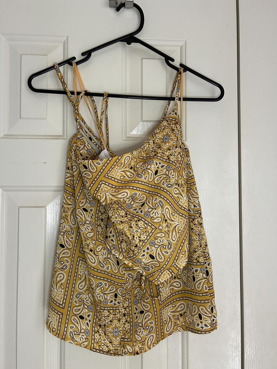 Jagger & Stone Erin mini skirt and scarf top. Cute... - Depop