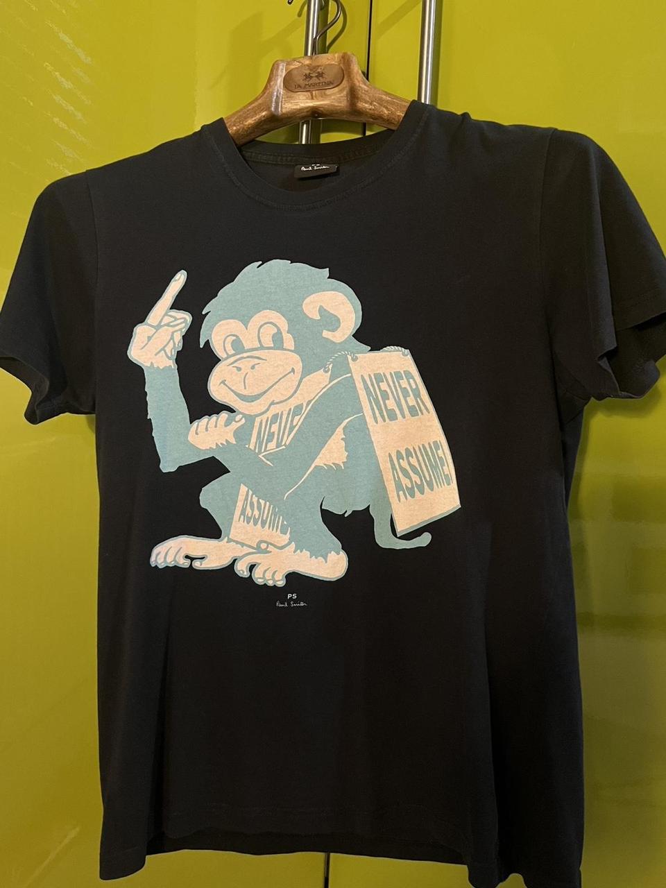 Paul smith monkey ‘never assume’ t shirt. Medium... - Depop