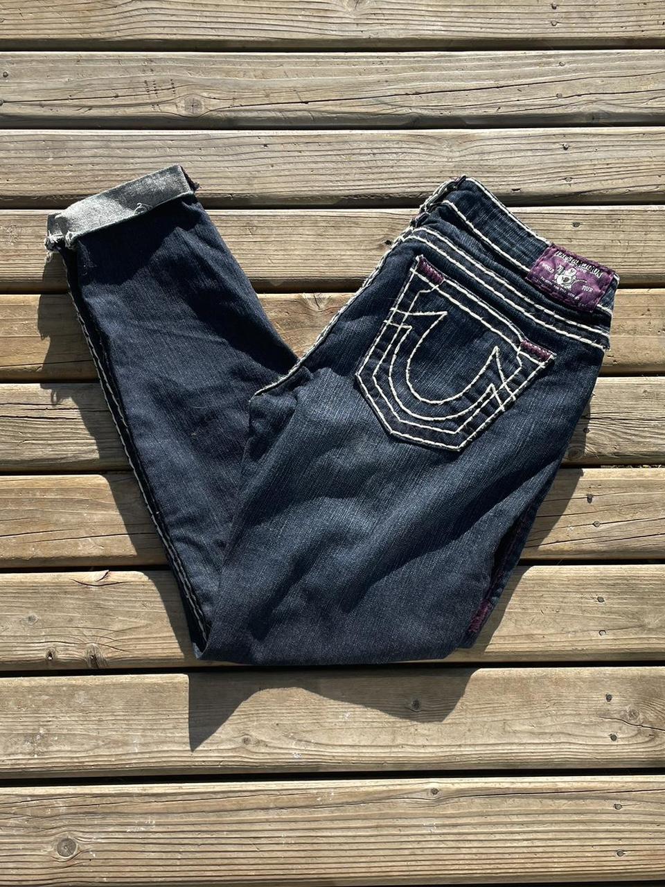 Big stitch True Religion Jeans Sz 31 No flaws... - Depop