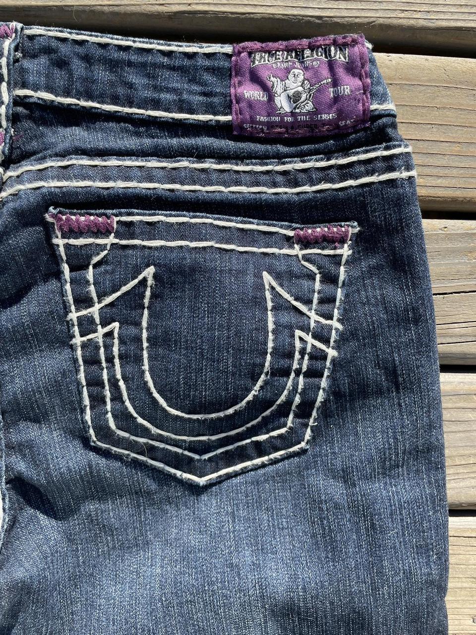 Big stitch True Religion Jeans Sz 31 No flaws... - Depop