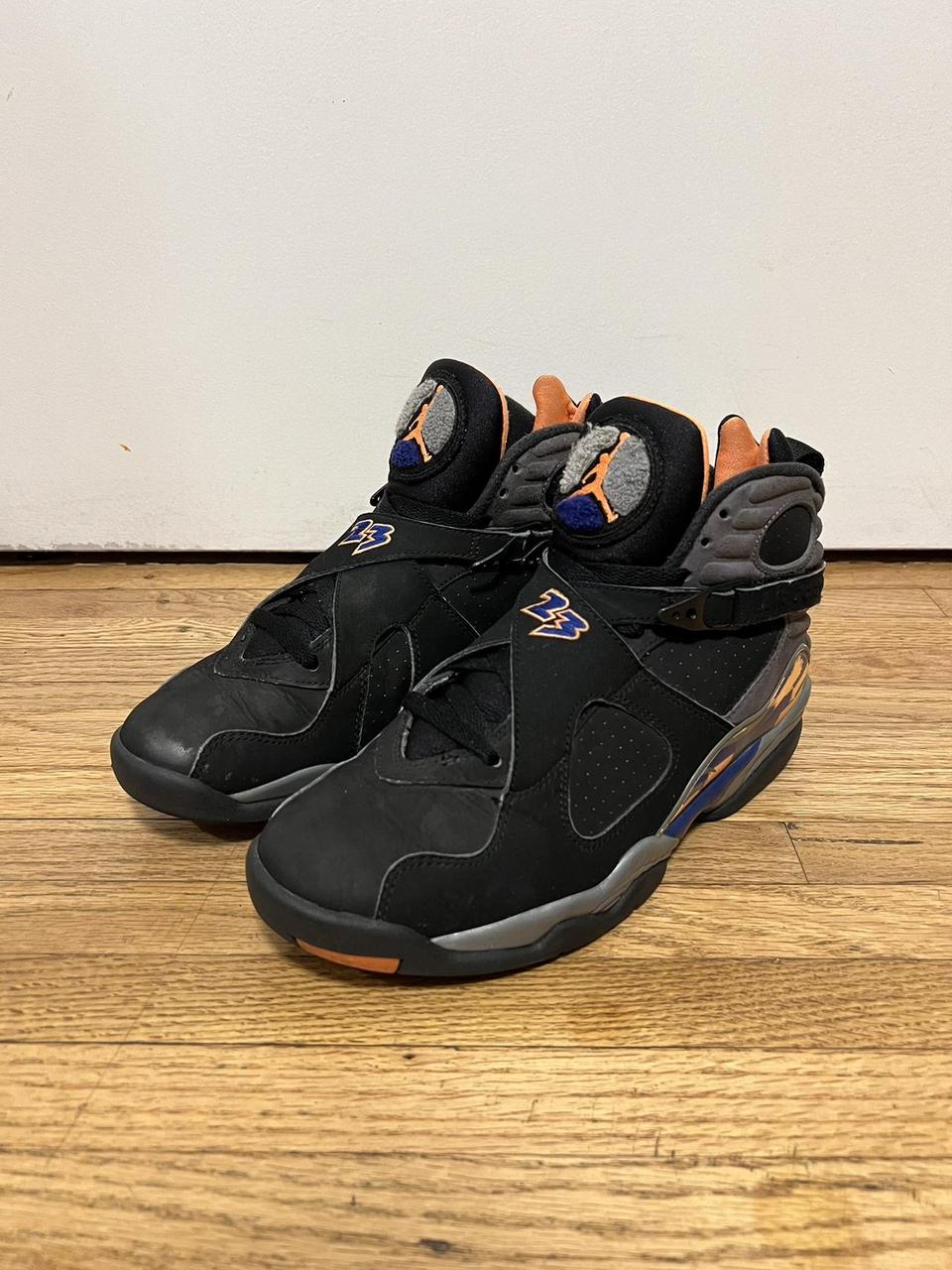 Jordan Retro 8 Phoenix Suns Size: 7.5 In used condition - Depop