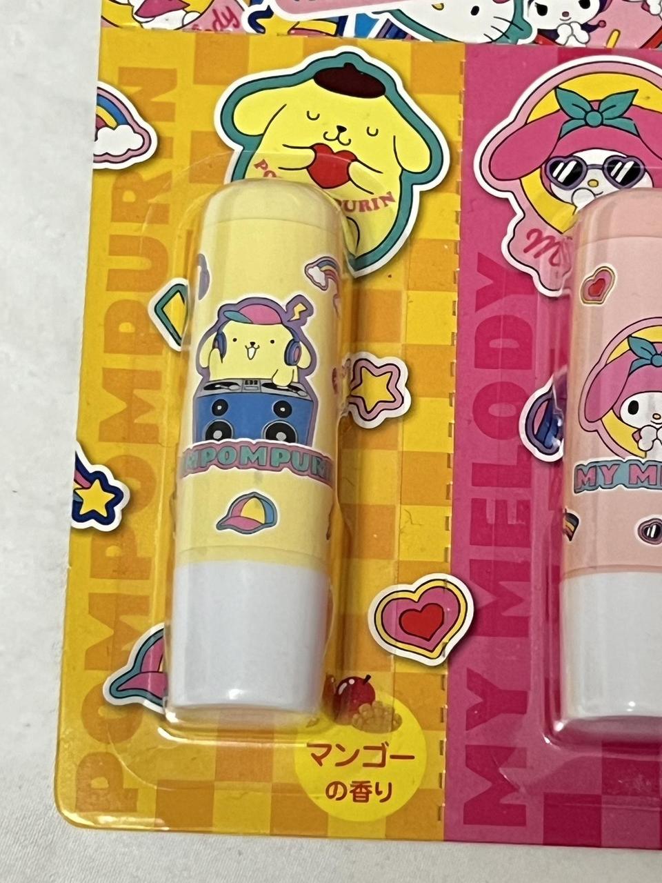 Sanrio characters lip balm x 5, New and sealed,... - Depop