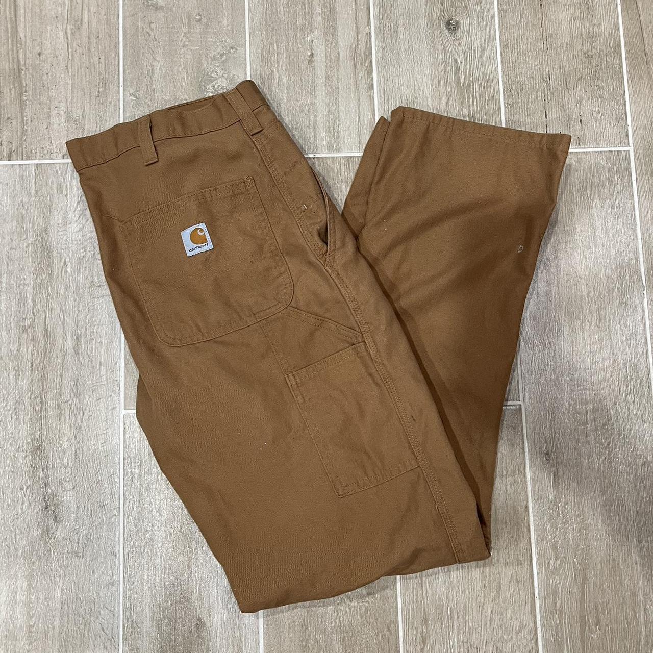- Carhartt Sand Pants Dungaree Fit 32x34 - Waist is... - Depop